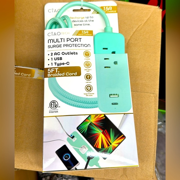 CIO | Tablets & Accessories | Cio Tech 5 Feet Multi Port Surge ...